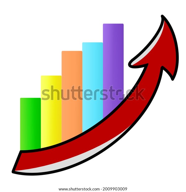 Graph Arrow Indicating Growth Stock Illustration 2009903009 | Shutterstock