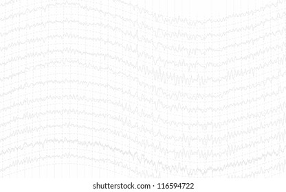 Graph Brain Wave Light Texture Isolated Stock Illustration 116594722 ...