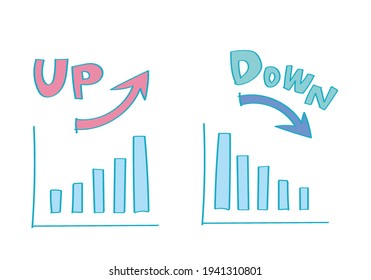 Graph Chart Down Grades Stock Illustration 1941310801 | Shutterstock