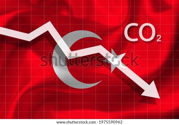 Graph Decline Level Air Pollution Carbon Stock Illustration 1975590962 ...