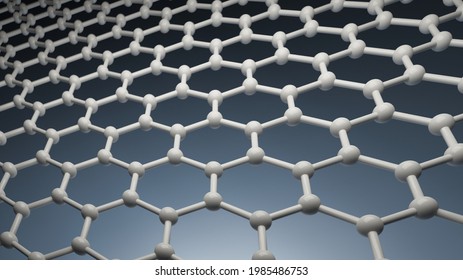 Graphene Crystal Cell 3d Rendering Stock Illustration 1985486753 ...