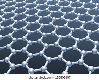 Graphene Layer Structure Schematic Model 3d 스톡 일러스트 150805598 ...