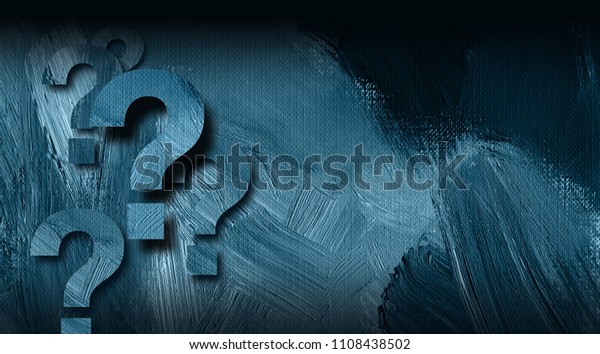 Graphic Illustration Multiple Question Mark Symbols Stock Illustration ...