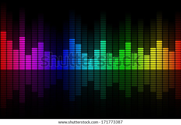 Graphic Rainbow Equalizer Stock Illustration 171773387 | Shutterstock