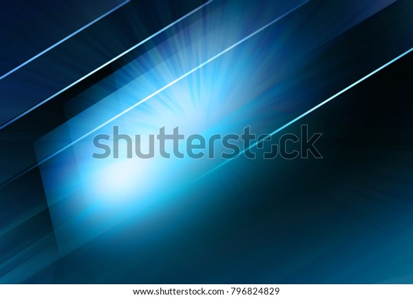 Graphical Abstract Blue Screen Lines Light Stock Illustration 796824829 ...