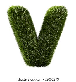 Grass Alphabet V Stock Illustration 72052273 | Shutterstock