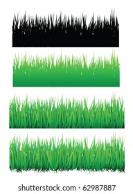 Grass Vector Seamless Edge 스톡 벡터(로열티 프리) 47117635 | Shutterstock