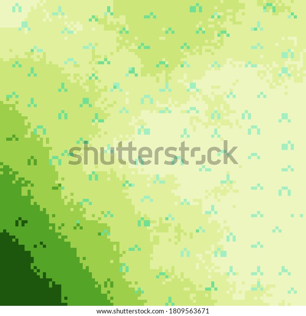 Grass Texture Background Pixel Art Cartoon: ilustrações stock ...