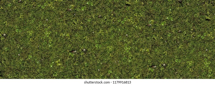 Grass Texture Top View 3d Illustration Stock Illustration 1179916813 ...