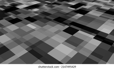 Gray Background Planes Squares Minecraft Style Stock Illustration ...