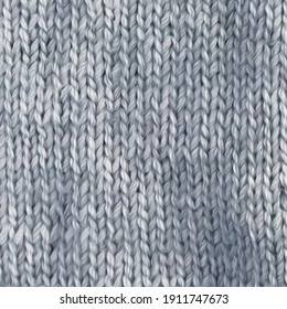 Gray Knitted Thread Texture Oil Painting Stock Illustration 1911747673 ...