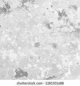 Gray Paint Splatter Effect Texture On Stock Illustration 1281501688 ...