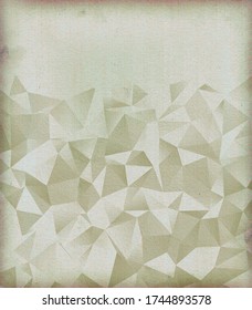 Gray Triangles Border Textured Old Paper Stock Illustration 1744893578 ...