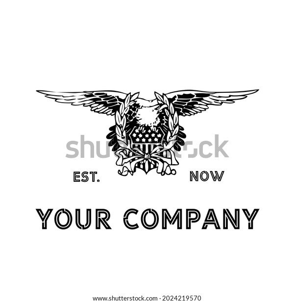 Great Eagle Logo Established Your Company Stock Illustration 2024219570 ...