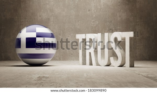 Greece High Resolution Trust Concept Stock Illustration 183099890 ...