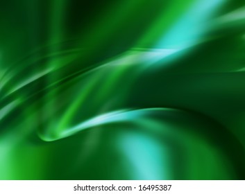 Green Chrome Metal Texture Waves Liquid Stock Illustration 1873264696