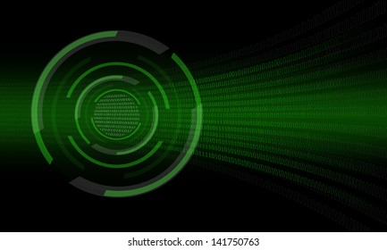 Concept Smart Watches Green Tones Vector Stock Vector (Royalty Free ...