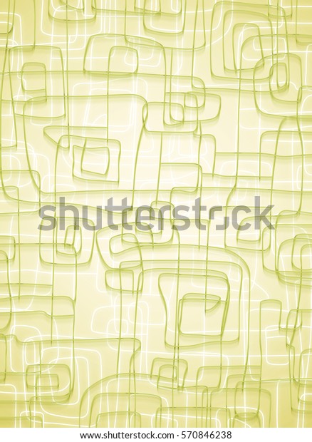 Green Abstract Grid Background Line Spiral Stock Illustration 570846238 ...