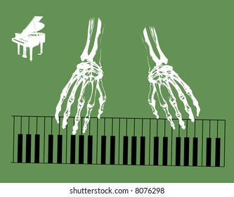 68 imágenes de Skeleton playing piano - Imágenes, fotos y vectores de ...