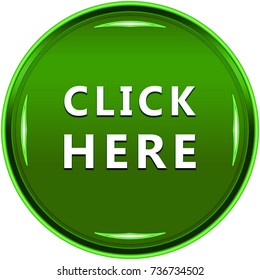 Green Button Click Here Arrows On Stock Illustration 736734502 ...
