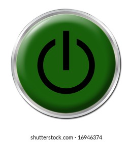 Green Button Symbol Onoff Stock Illustration 16946374 | Shutterstock