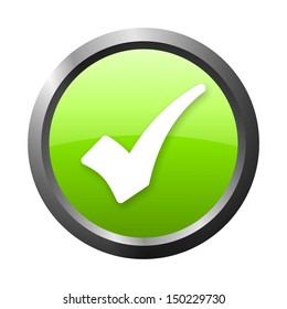 Green Check Mark Light Shadow Button 스톡 일러스트 150229730 | Shutterstock