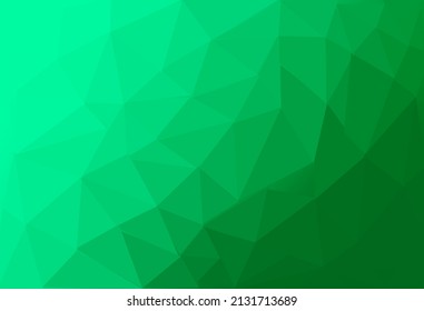 Green Dark Green Gradient Background Polygon Stock Illustration ...