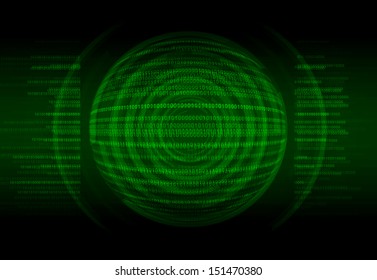 Green Digital Background Stock Illustration 151470380 | Shutterstock