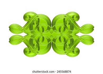 Green Elements Design On White Background Stock Illustration 245568874 ...