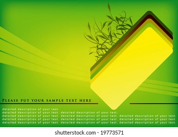 Green Environment Design Template Stock Illustration 19773571 ...