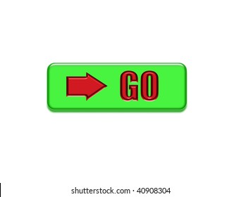 Green Go Button Red Arrow Stock Illustration 40908304 | Shutterstock