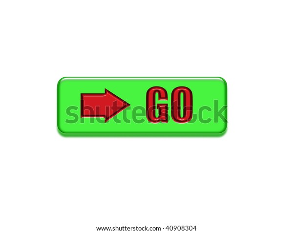 Green Go Button Red Arrow Stock Illustration 40908304 | Shutterstock