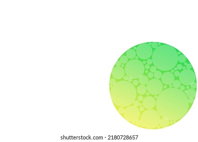 Green Gradient Circle Background Material Stock Illustration 2180728657 ...