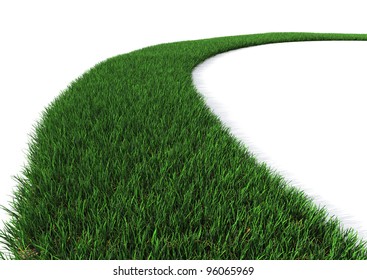 Green Grass Path Stock Illustration 96065969 | Shutterstock
