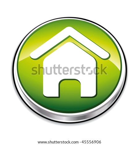 Green Home Button Stock Illustration 45556906 - Shutterstock