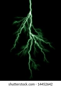Green Lightning Stock Illustration 14452642 | Shutterstock