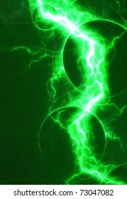 Green Lightning Stock Illustration 73047082 | Shutterstock