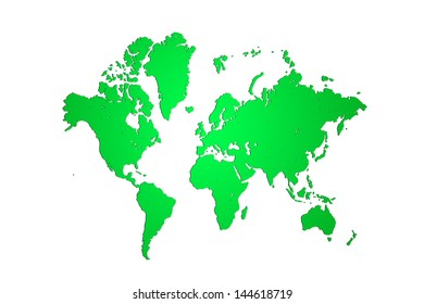 Asia Map Green Icon 库存矢量图（免版税）408861604 | Shutterstock