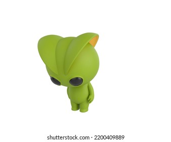 Green Monster Character Looking Down 3d Stock Illustration 2200409889 ...
