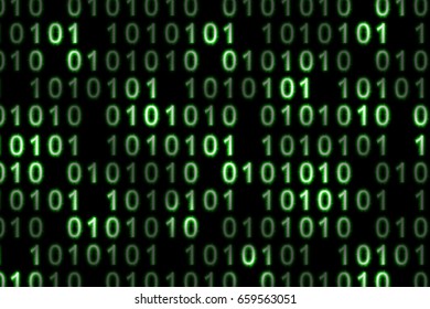 Green Number Zero Number One Digital 스톡 일러스트 659563051 | Shutterstock