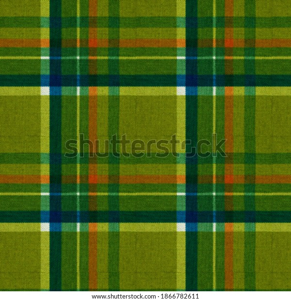 Green Pattern Fabric Seamless Texture Stock Illustration 1866782611 ...