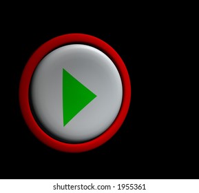 Green Play Button Stock Illustration 1955361 | Shutterstock