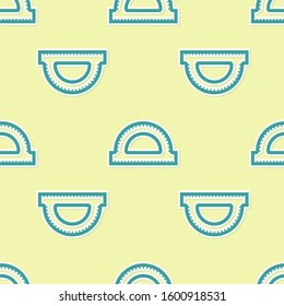 Green Protractor Grid Measuring Degrees Icon Stock Illustration ...