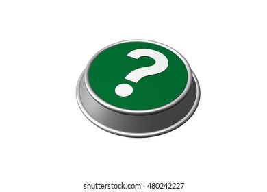 Green Question Mark Push Button Stock Illustration 480242227 | Shutterstock