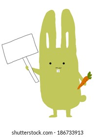 Green Rabbit Stock Illustration 186733913 | Shutterstock