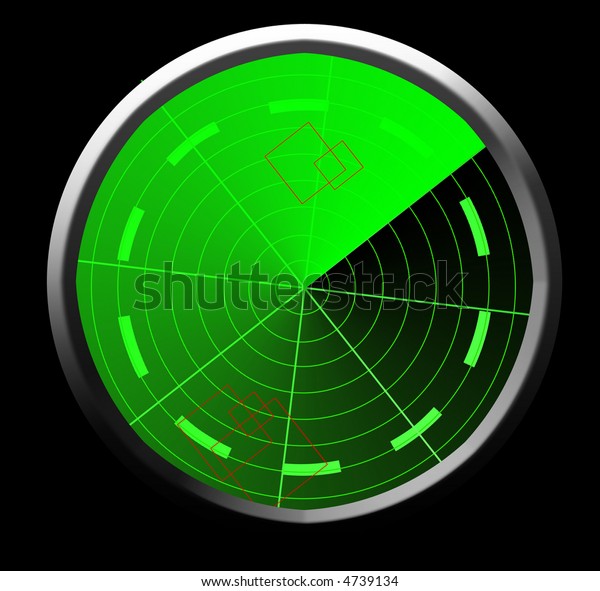 Green Radar Screen Stock Illustration 4739134 | Shutterstock