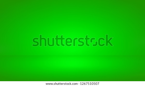 Green Screen Studio Background Realistic Template Stock Illustration ...