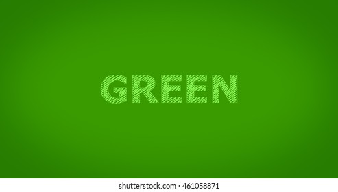Scribble Text On Green Background Biofuels Stock Illustration 461061559