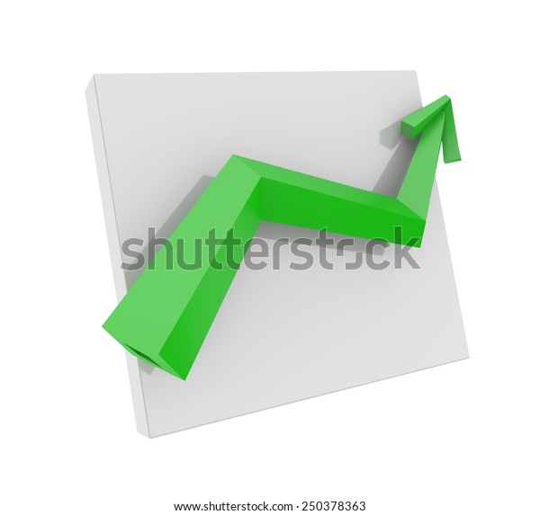 Green Simple Arrow Chart Stock Illustration 250378363 | Shutterstock