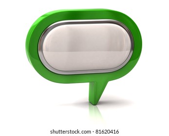 Green Speech Bubble Stock Illustration 81620416 | Shutterstock